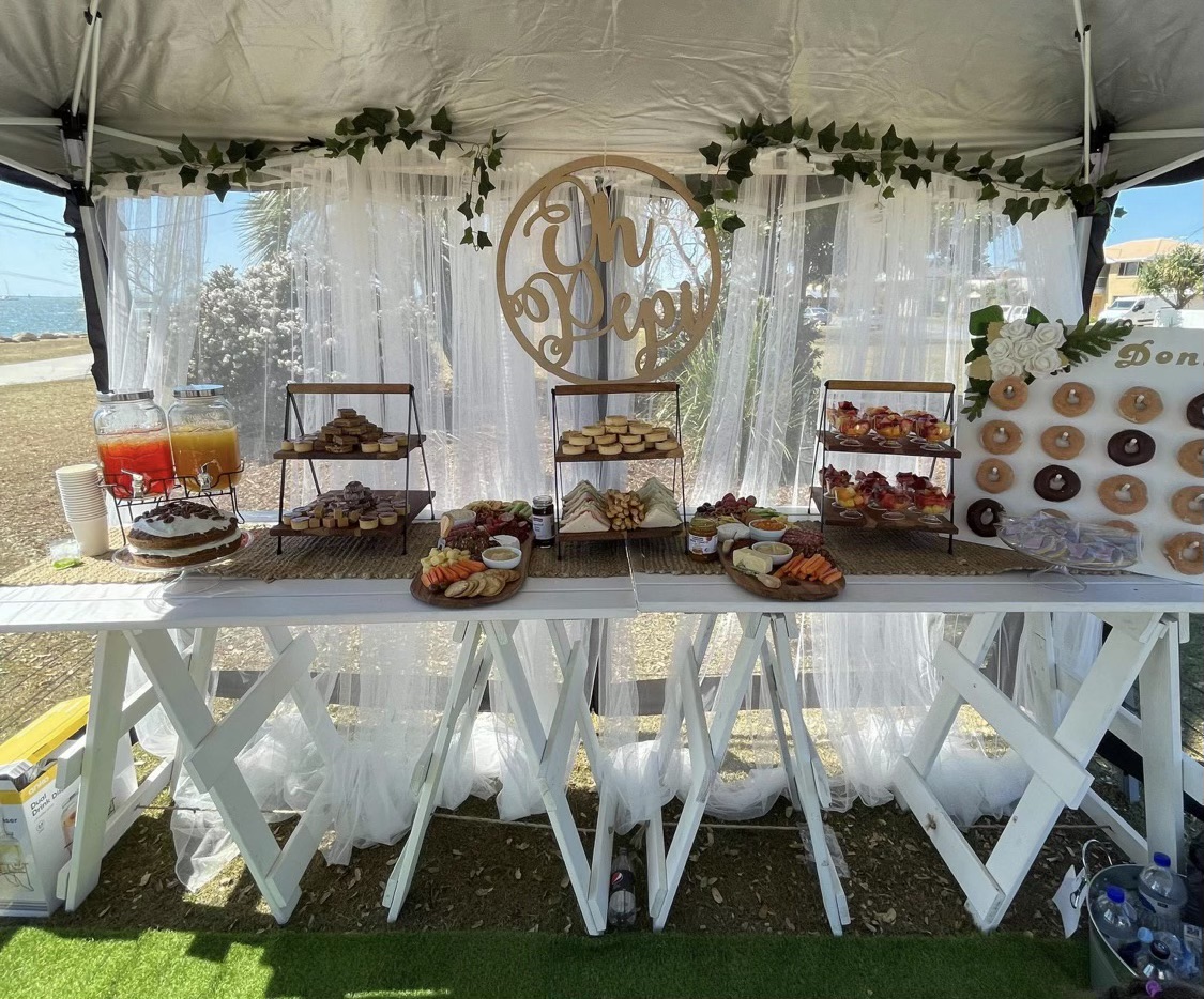 *Rustic, Black or White – Grazing Table 1.5m – Lovely Jubbly Events and ...